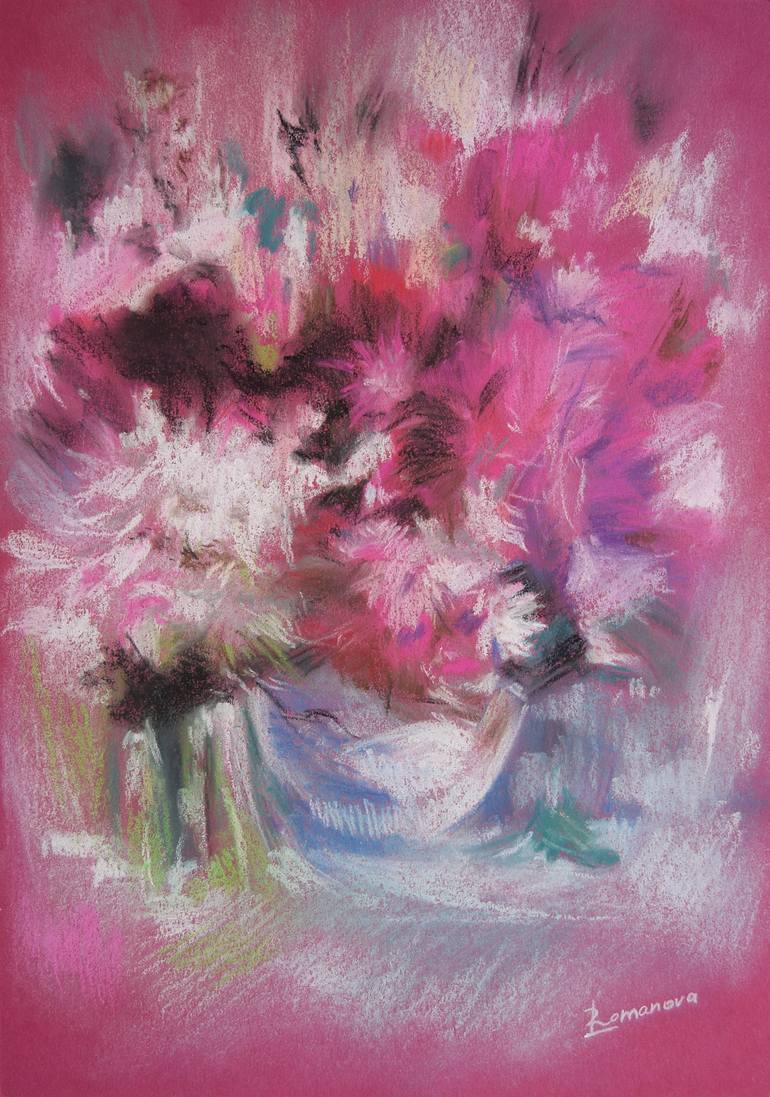 Summer bouquet Drawing by Mila Romanova | Saatchi Art