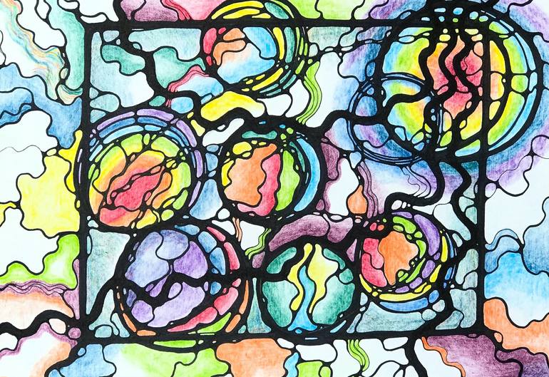 Who am I? I am! Self-knowledge ... Drawing by Natalia Ordobaeva ...