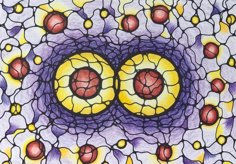 Gemini, 2 - Conception ... Drawing by Natalia Ordobaeva | Saatchi Art