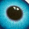 Turquoise eye pupil, rare and gorgeous color Drawing by Natalia ...