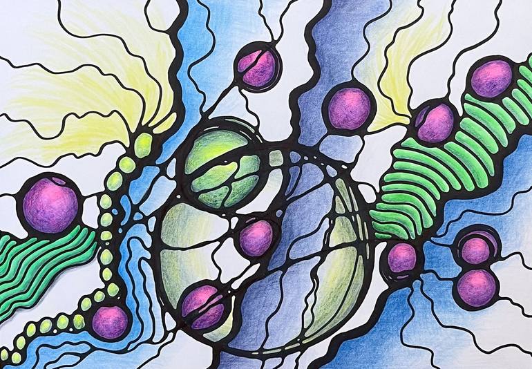 Drawing the mood, day 4, overcoming obstacles Drawing by Natalia ...