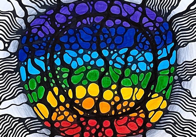 Healthy body and soul - healthy Earth and Universe! Energy drawing in ...
