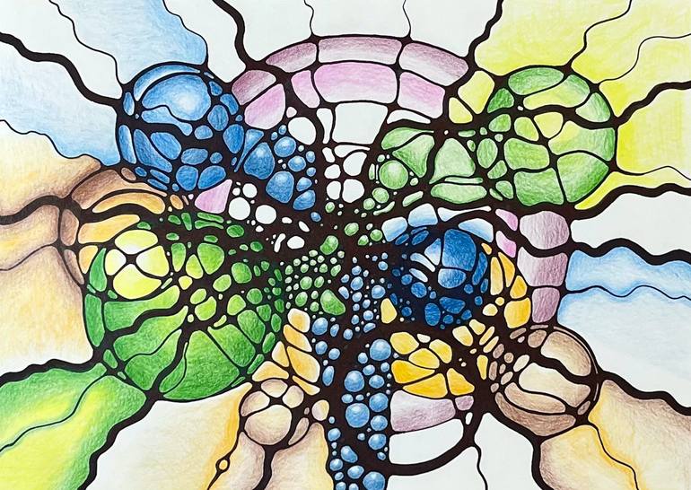 Quantum explosion of consciousness. Increase in income. Drawing by ...