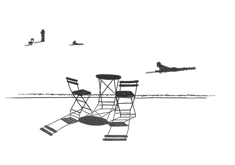 Social Distancing No. 015 Drawing by Pierre AMOUR | Saatchi Art