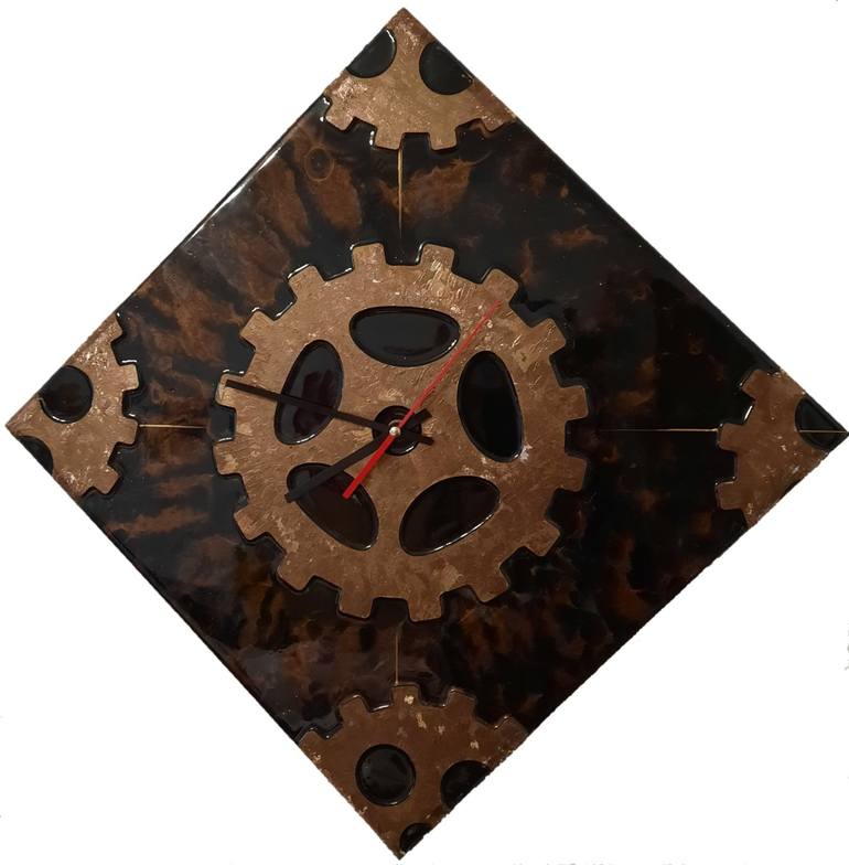 Wall clock Passage of time Sculpture by Irina Ivakina | Saatchi Art