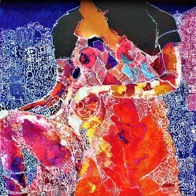 Conception Painting by Godson Etokakpan | Saatchi Art