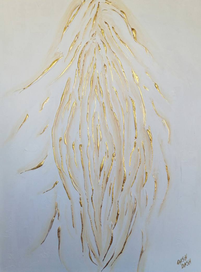 GOLDEN YONI - texture, plaster, white, gold, genitals, vagina, woman ...