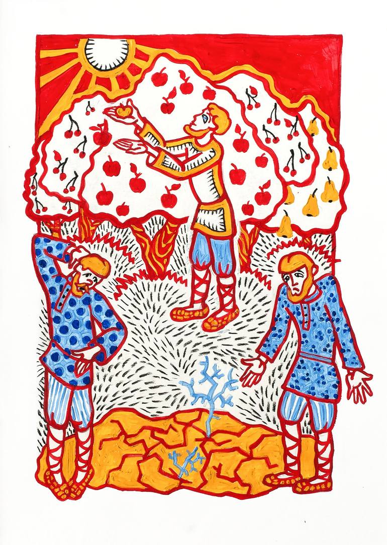 Friend or Foe (in original Own and others') Drawing by Anastasia ...