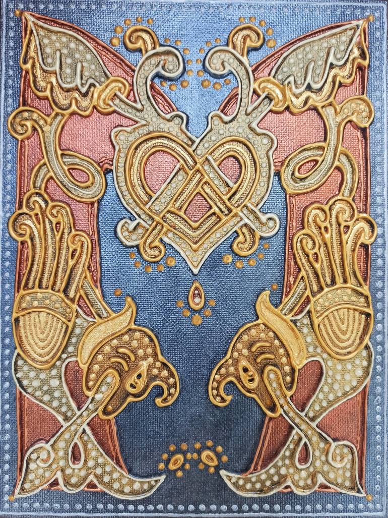 Collection Bestiary. English alphabet 1 - M. Painting Painting by ...