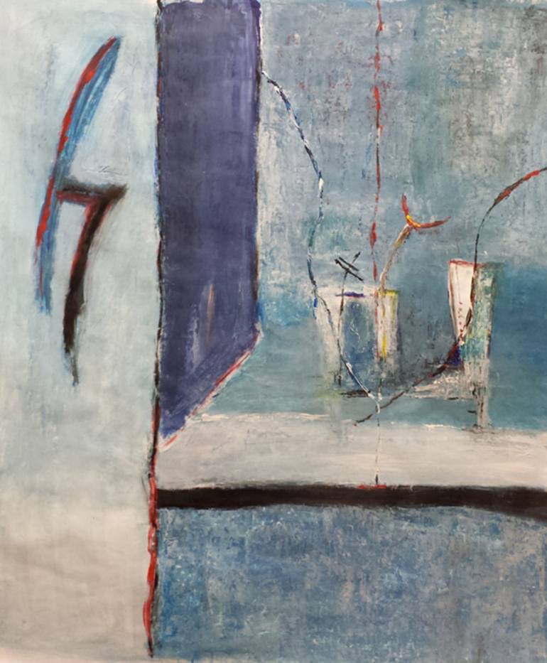 Fenêtre avec vue Painting by Lina Martin Calvo | Saatchi Art