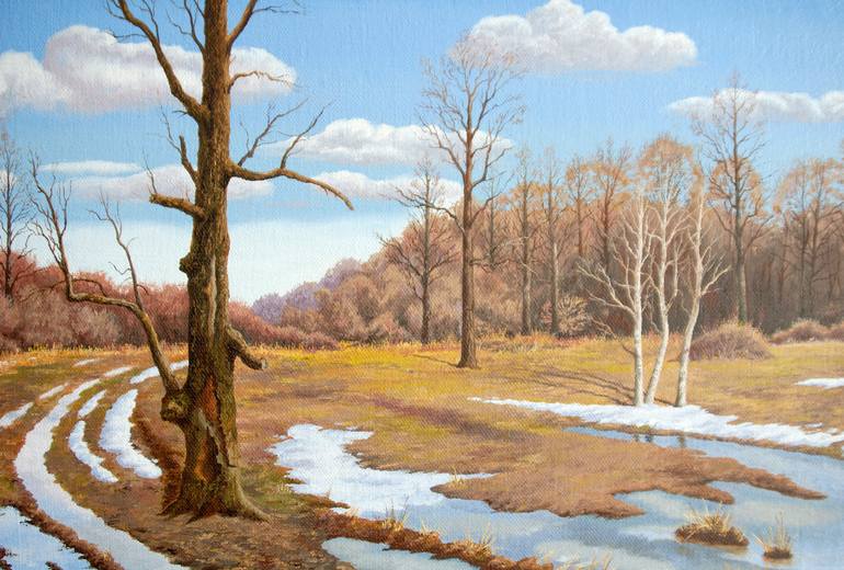 Spring Painting by Evgeniy Malyshev | Saatchi Art