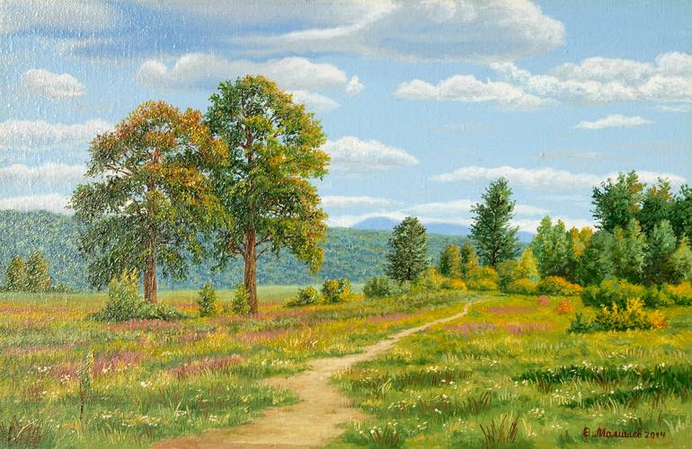 Warm day Painting by Evgeniy Malyshev | Saatchi Art