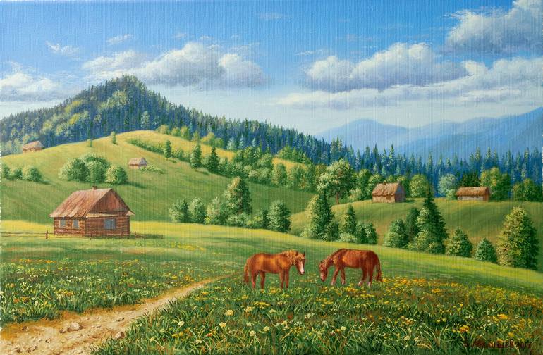 Pleasure Painting by Evgeniy Malyshev | Saatchi Art