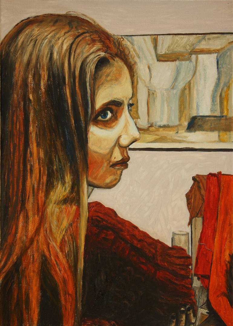 Художник с поэтическими взглядами на жизнь Нели Алейкина в молодости Painting by Andrei Andreev ...