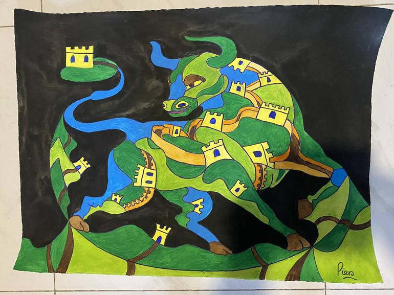 Internal World Painting by Piers Midwinter | Saatchi Art