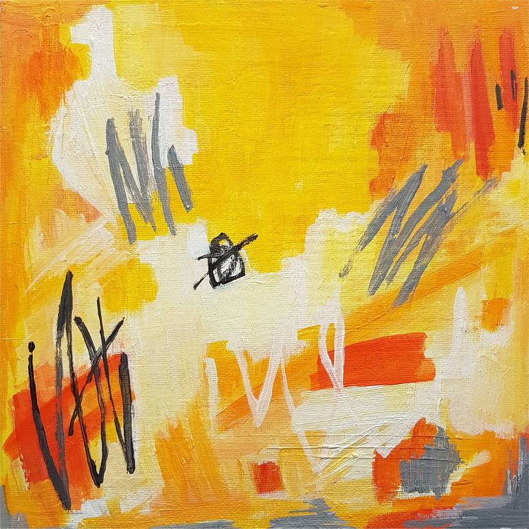 Sunshine Hit Me Painting by Natalie Parsons | Saatchi Art