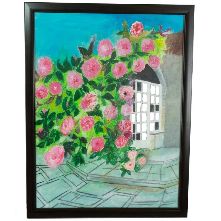 Rose bush Painting by Ninel Fedenko | Saatchi Art