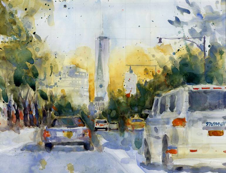 The Road to Freedom Painting by Dorrie Rifkin | Saatchi Art