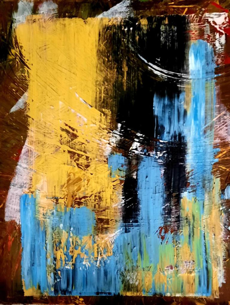 Metro Painting by Keyan Ghafar | Saatchi Art