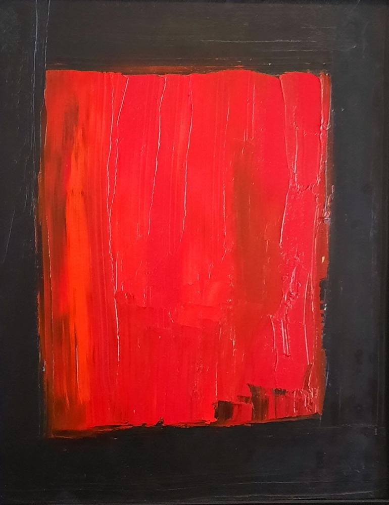 Porte Rouge Painting by Keyan Ghafar | Saatchi Art