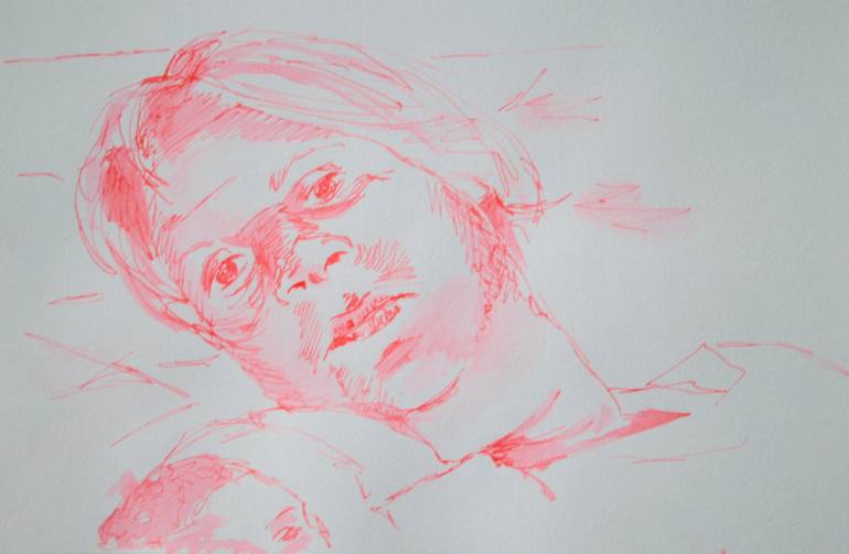 Toni Drawing by Louise Page | Saatchi Art