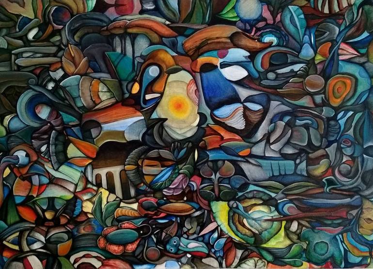 The Turmoil Painting by Yura Pintura | Saatchi Art