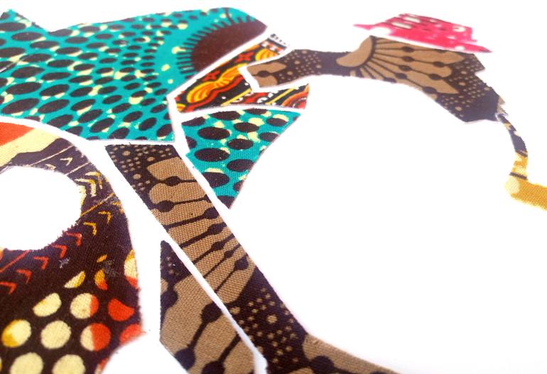 Atongo and the Goje Collage by Panagiotis Papadopoulos | Saatchi Art