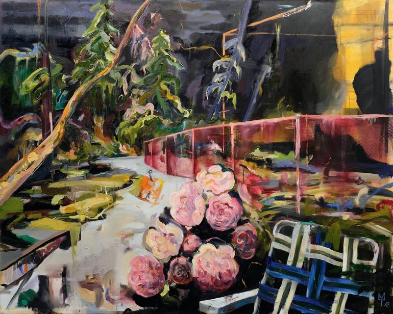 Vagabond Garden Painting by Madison Tyrell | Saatchi Art