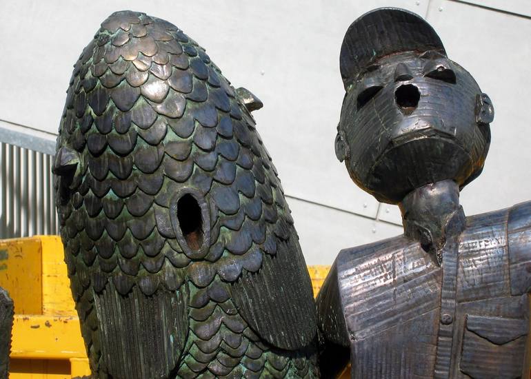 Duo detail Sculpture by Terry Summers | Saatchi Art