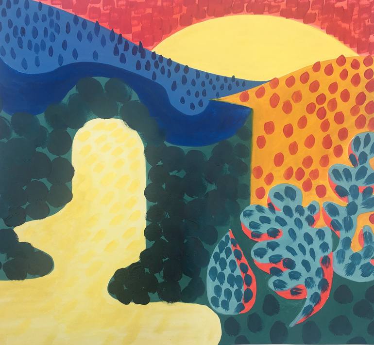 I see you Painting by Lynn Crombie | Saatchi Art