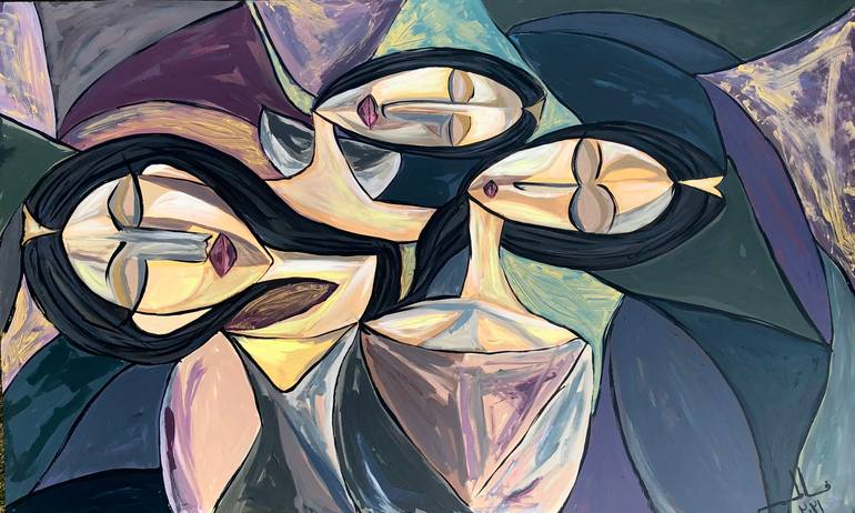Phases Painting by Fatima J Azmi | Saatchi Art