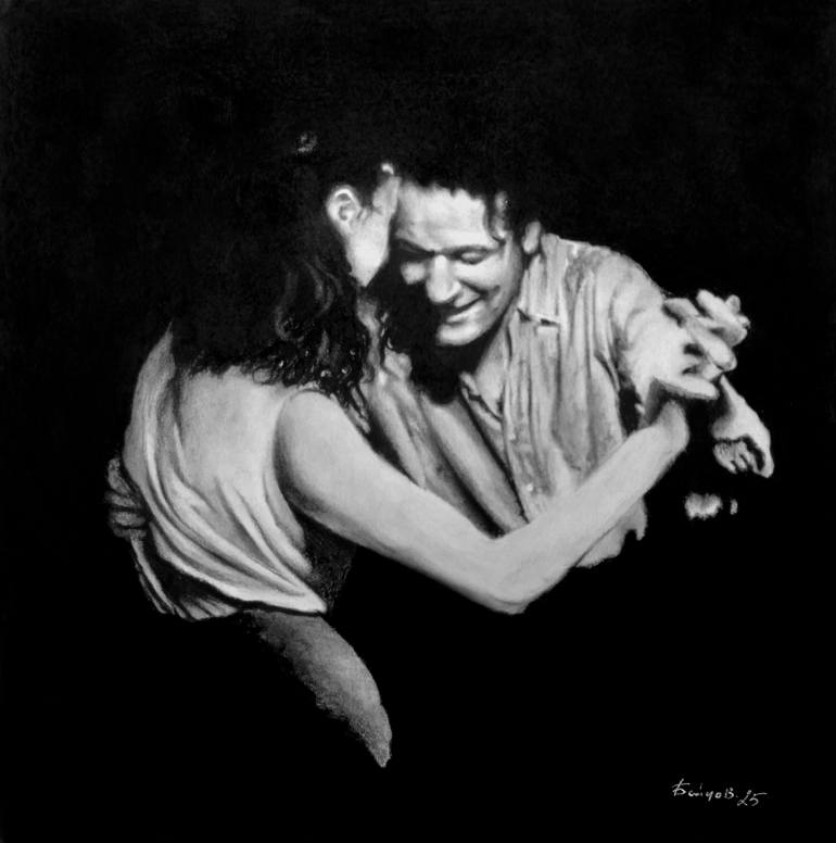One night in Soho Drawing by Alexander Boytsov | Saatchi Art