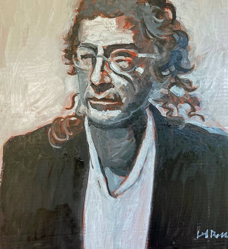 Self portrait Painting by Jerry Ross | Saatchi Art