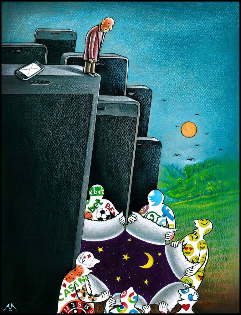 Suicide Drawing by ASKIN AYRANCIOGLU | Saatchi Art