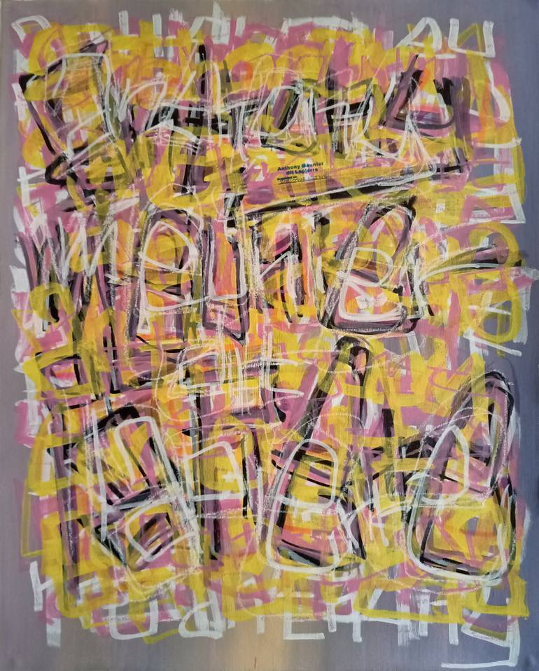 Art #0020 Une signature Painting by Anthony Meunier | Saatchi Art