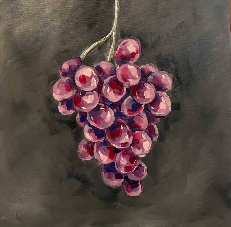 Grapes Painting by Ekaterina V | Saatchi Art
