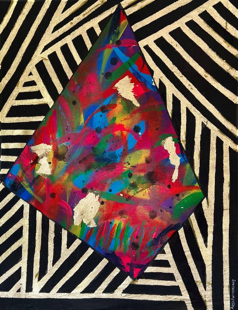 Finding life (Prism)(1) Abstract Art Modern Painting by Aqsa Jameel ...