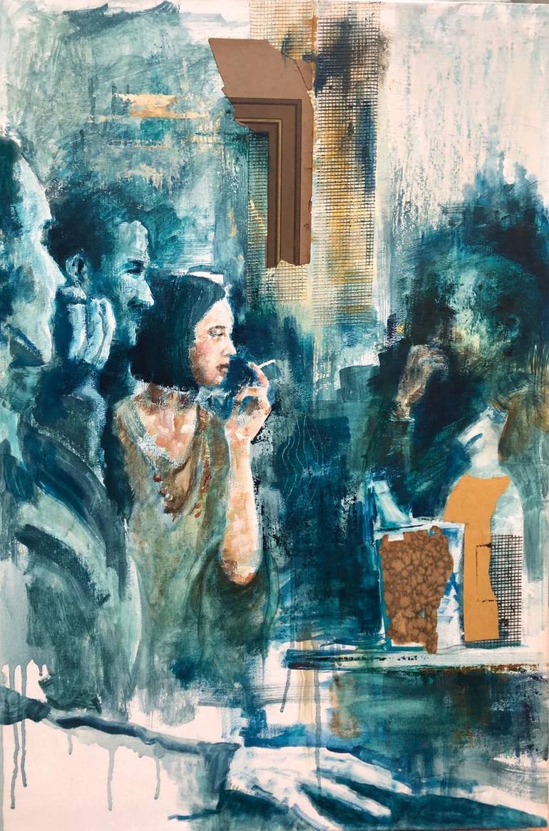 Gathering Painting by Mariana Marra | Saatchi Art