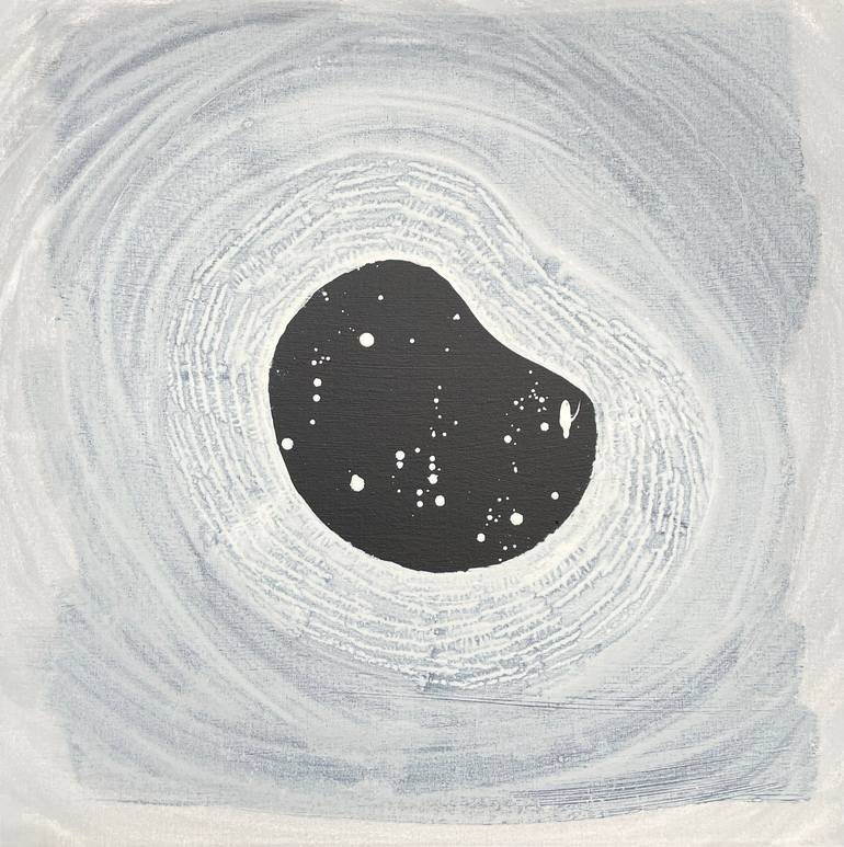 Abstract painting Grain 50x50 Acrylic Canvas on Cardboard Modern Art ...