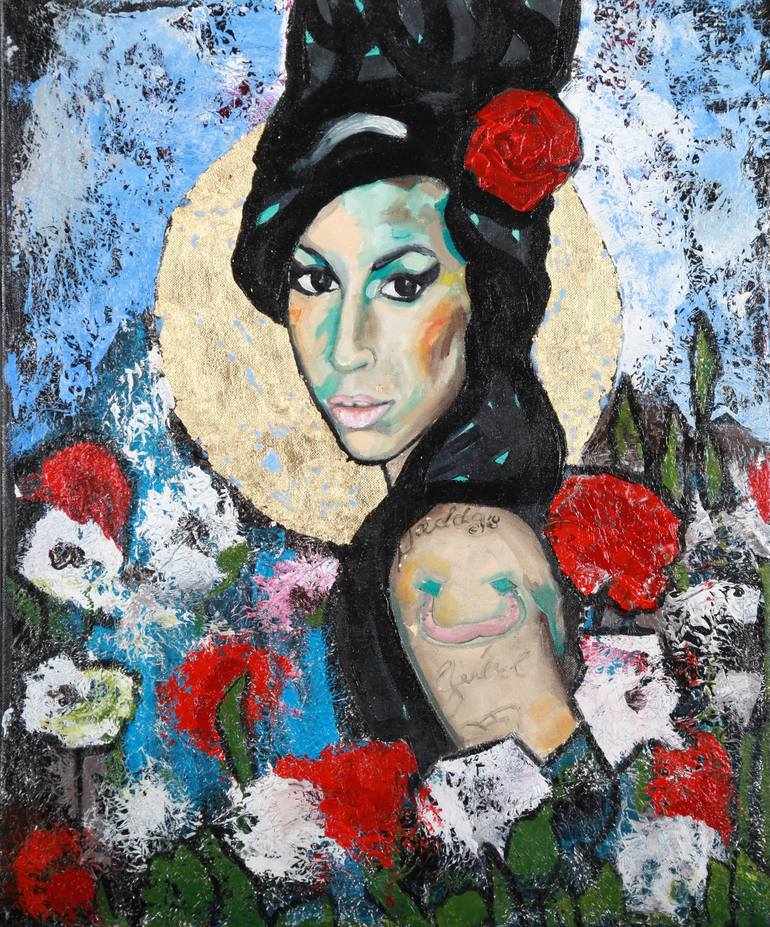 Amy Winehouse Painting by MARINA DEMCHENKO | Saatchi Art