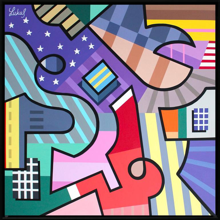Reset Painting by Lukas Works | Saatchi Art