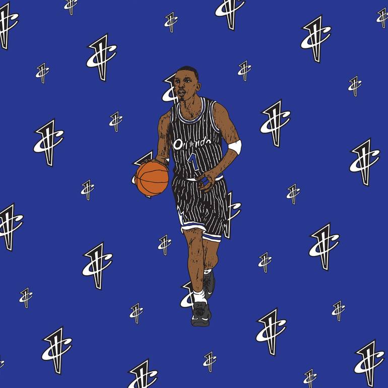 Penny Hardaway Logo Blue