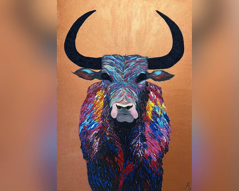 Unbreakable Spirit Painting by Anhelina Baranovska | Saatchi Art