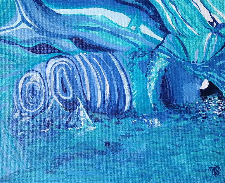 Where The Mermaids Dwell Painting by Victoria Gordon | Saatchi Art