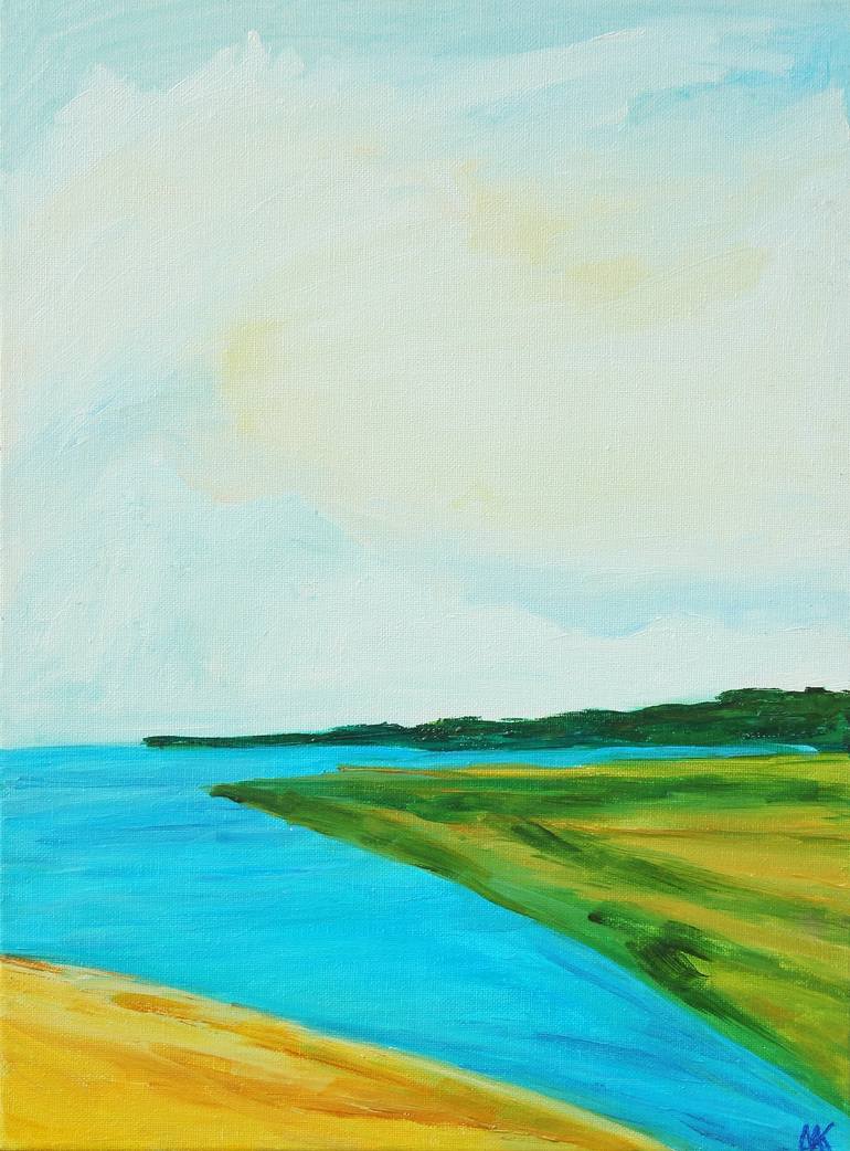 River Painting by Maria Kolesova | Saatchi Art