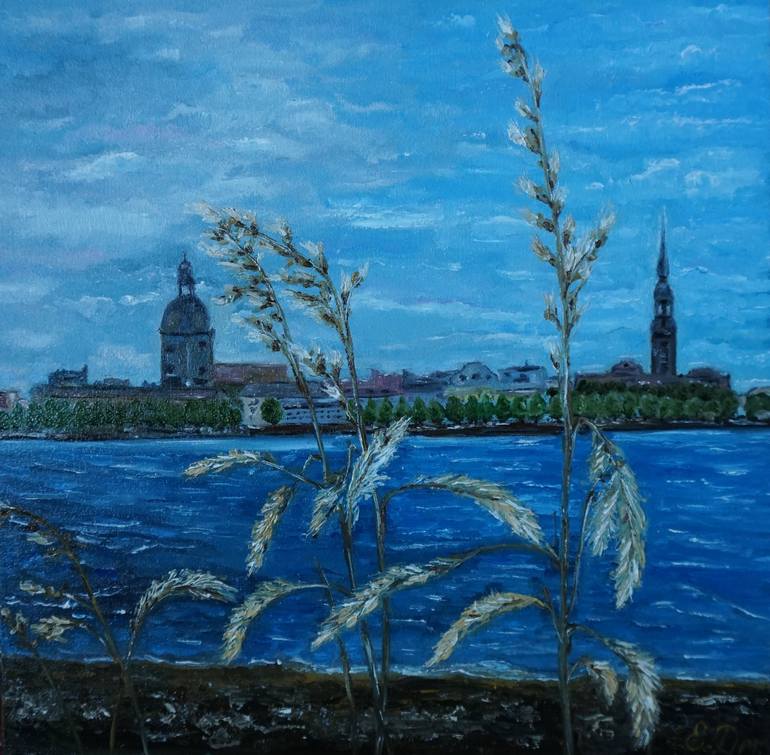 Riga Painting by Olena Dmytrenko | Saatchi Art
