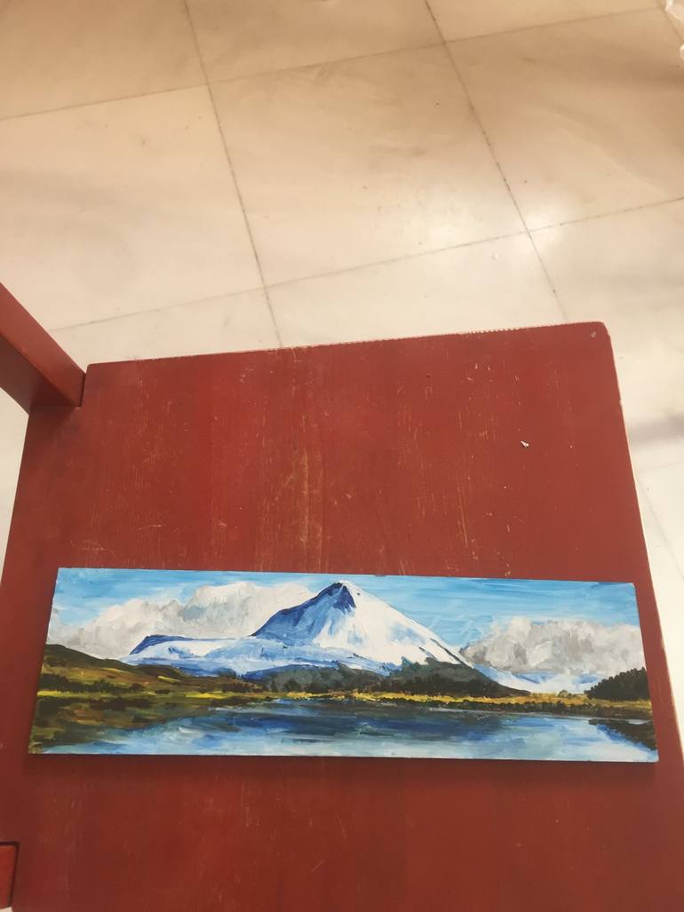 The mountains Painting by Aaron Rouse | Saatchi Art