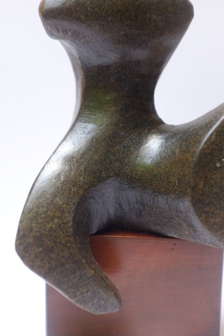 Oceania Black Stone Female Figure Sculpture Sculpture by Nilupul ...