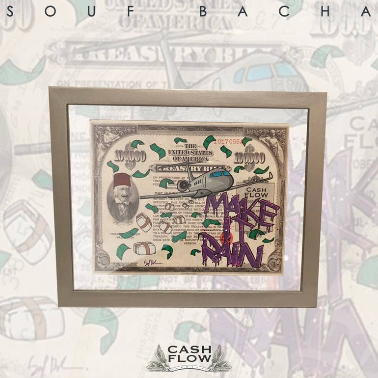 CASH FLOW - The delivery Painting by Souf Bacha | Saatchi Art