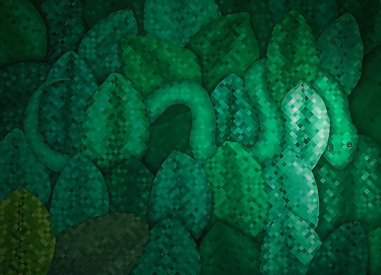 Temptation Painting by Simon Knox | Saatchi Art